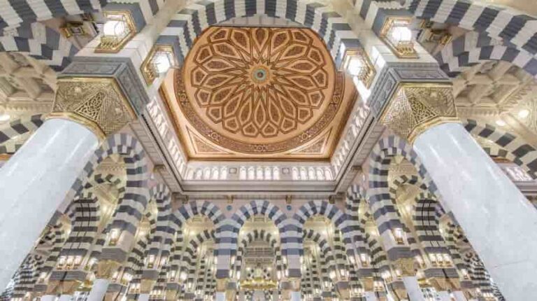 Movable Domes of the Prophet's Mosque in Madina